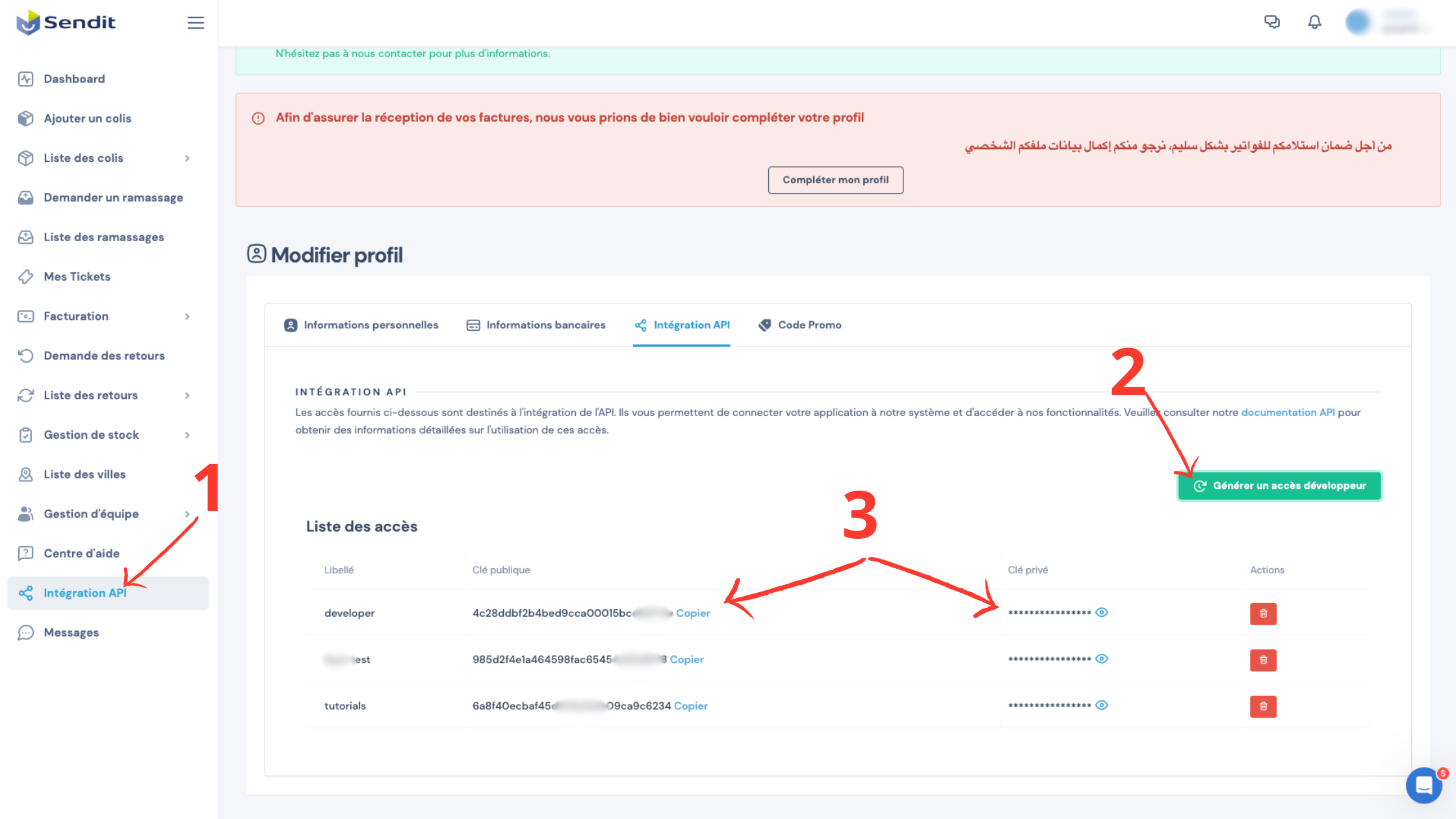 How to Connect Sendit to CODSPOT - CODSPOT Help Center